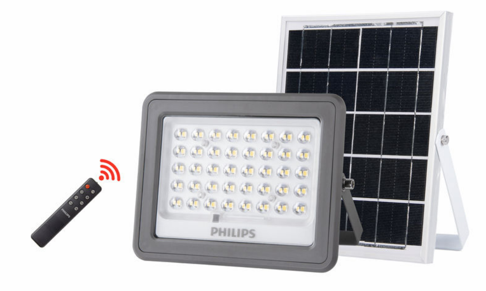 Solar Projektör BVC080 LED9/765 6W 6500K Beyaz Işık - Tümpa Elektrik